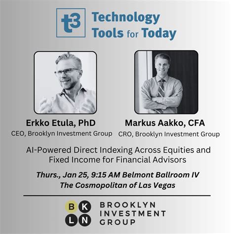 Brooklyn Investment Group On Linkedin T3024 Fintech Directindexing