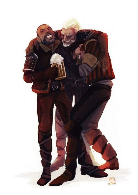Lambert Geralt And Eskel Good Pals The Witcher Books The Witcher