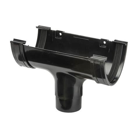 Polyflow Gutter Outlet Deep Capacity Black Buildbuddy
