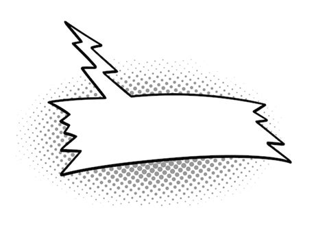 Speech Bubble Comic Book Style Premium Vector