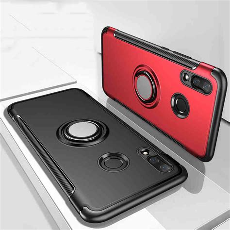 Huawei Nova 2i 3 3i 3e 4 4e 5 Pro 5T 5i 6 SE Case Armor Hard Cover 360 Rotating Metal Ring Stand