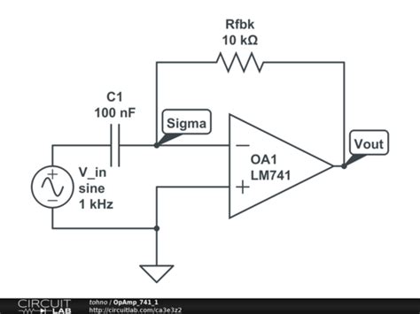 Opamp7411 Circuitlab