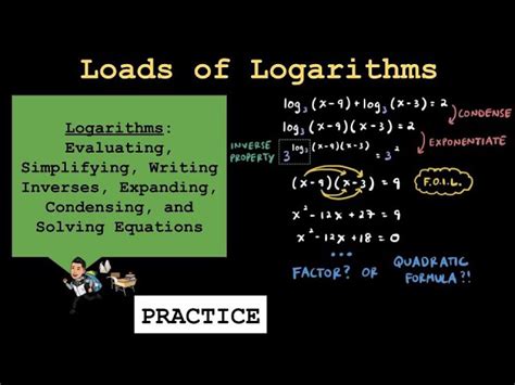 Expanding And Condensing Logarithms Worksheet Pdf Solve The Logarithm