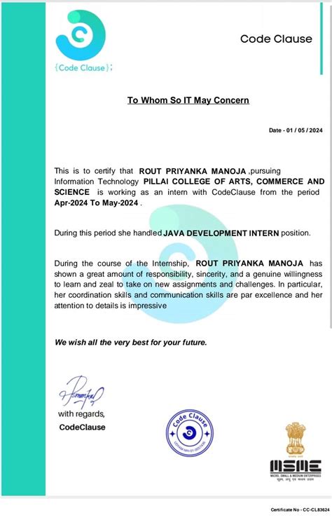 Priyanka Rout On Linkedin Codeclause Codeclauseaprilbatch2024