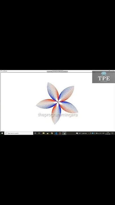Sketching A Cool Flower In Python Turtle 💫 Youtube