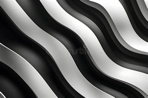 Hypnotic Black And White Stripes Twisting Into A Vortex Like Pattern