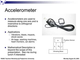 Introduction To Sensors Ppt Physics Science