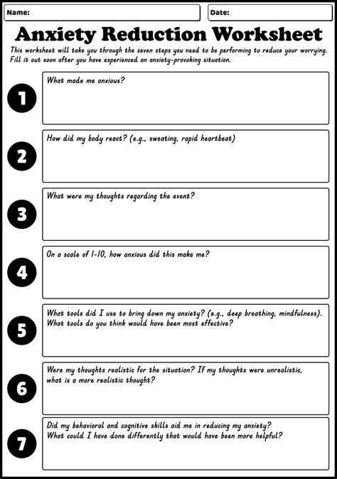 Social Anxiety Worksheets For Adults Exploring Anxiety Discussion