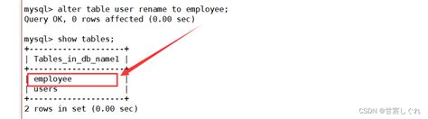 MySQL数据库 表的操作 mysql怎么使用表 CSDN博客