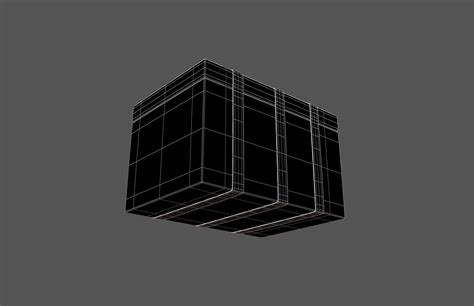 3d Model Styrofoam Box V2 002 Vr Ar Low Poly Cgtrader