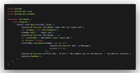 Como Validar Un Xml Con Un Archivo Xsd Y C