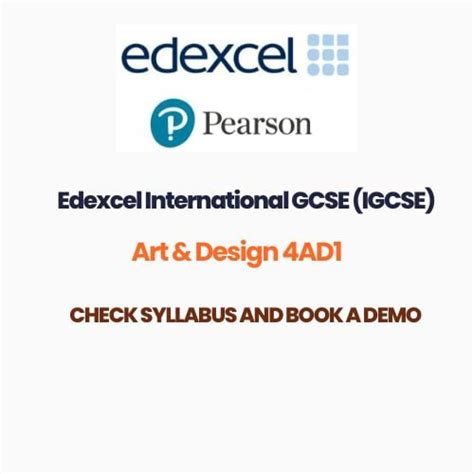 Edexcel International Gcse Igcse Art And Design 4ad1