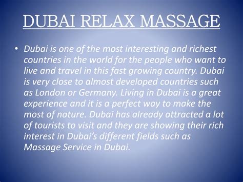 Ppt Dubai Massage Powerpoint Presentation Free Download Id1427900