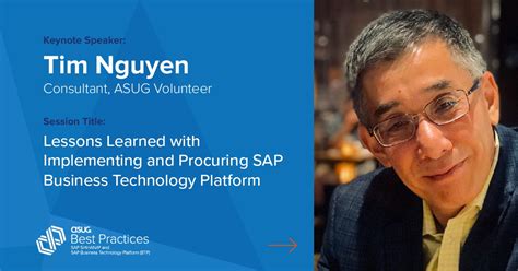 Archived Event Asug Best Practices Sap S 4hana® And Sap Business Technology Platform Btp
