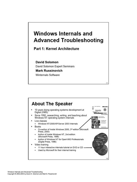Windows Internals Pdf Microsoft Windows Thread Computing
