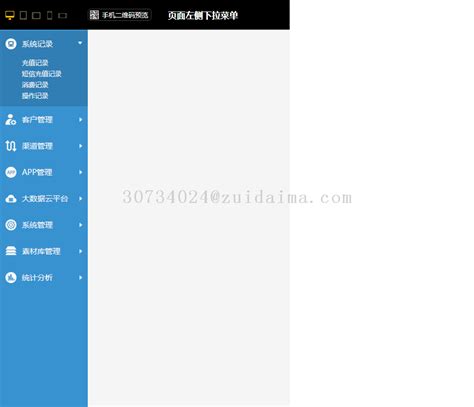 Jquery带动画效果的页面左侧下拉菜单特效代码 代码 最代码
