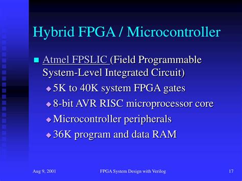 PPT FPGA System Design With Verilog PowerPoint Presentation Free Download ID