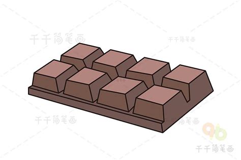 简笔画巧克力的画法付拉夫 简笔画图片大全 蒲城教育文学网