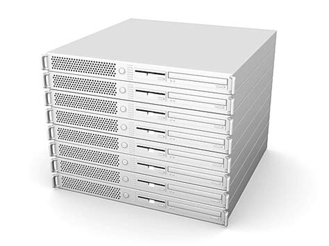 19inch Server Stack Illustration Server Render Photo Background And
