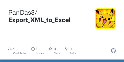 Github Pandas3exportxmltoexcel