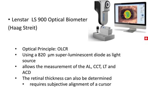 Optical And Non Optical Methods Of Measuring Axial Length Of Eye Pptx