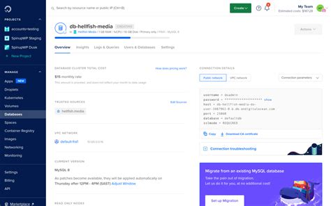 Setting Up A Digitalocean Managed Mysql Database And Adding It To Spinupwp Spinupwp