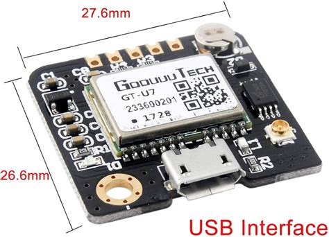 Aceirmc Gt U7 Gps Module Gps Receiver Navigation Satellite With Eeprom Compatible With 6m 51