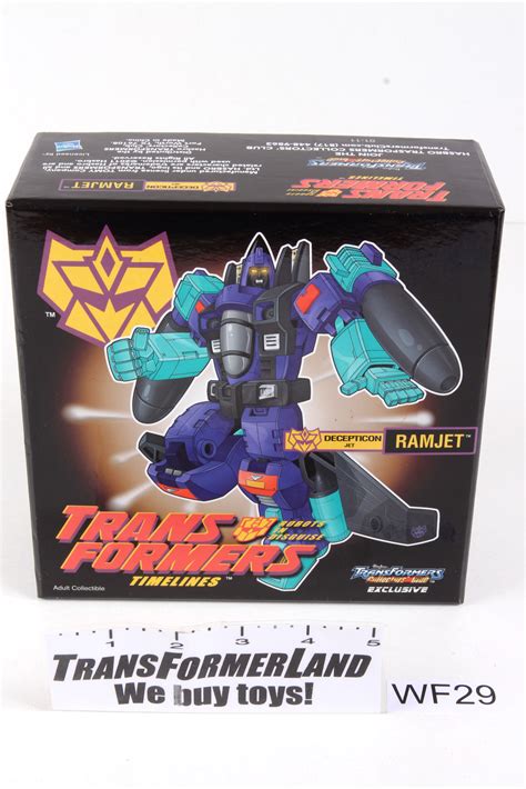 Packaged Not Sealed Transformers® Botcon Otfcc Timelines Deluxe Class Ramjet Sku 352234