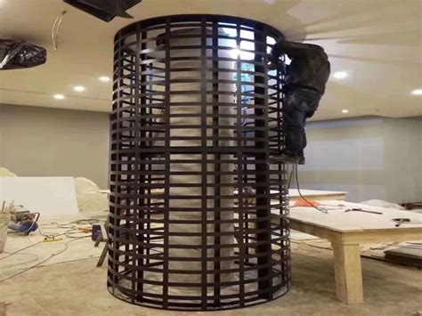 square cylinder shape led screen tepixel