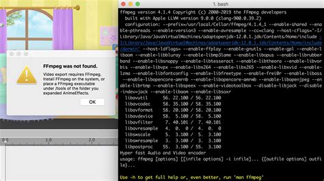 Exporting To Video Doesnt Work Even After Installing Ffmpeg · Issue 37 · Hidefukuanimeeffects