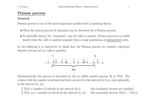 poisson process in queueing theory