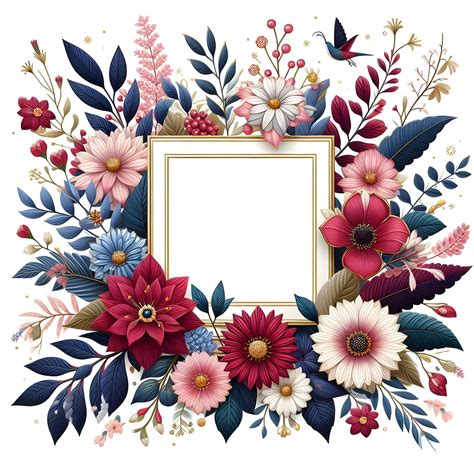 Ai产生的 花朵 框架 Pixabay上的免费图片