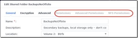 Synology Shared Folder Permissions Grayed Out Mcb Systems
