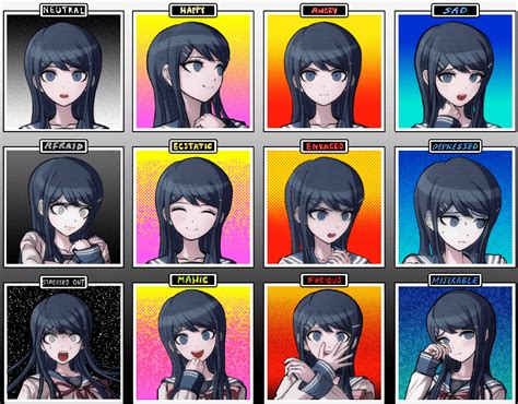 Sayaka Emotion Chart The Anger Route Was Hard But I Tried My Best R