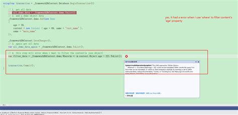 Efcore Mysql Json Object Property Filter · Issue 24854 · Dotnetefcore