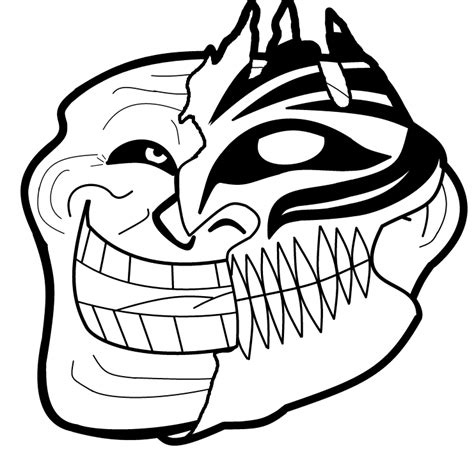 Troll Face Coloring Pages Coloring Home