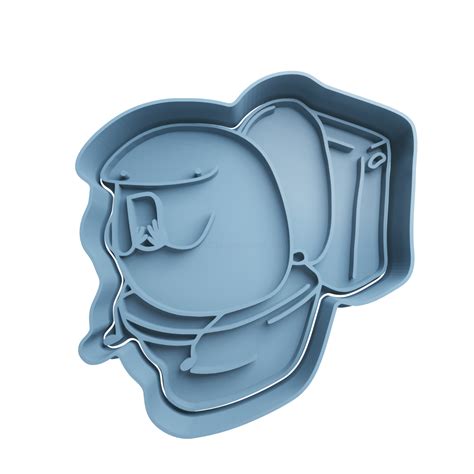 Flork Dad Cookie Cutter Stl Stl Cookie Cutters Over 35 000 Designs