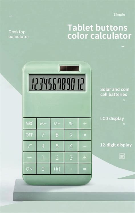12 Digit Lcd Display Calculator Standard Function Calculator With Solar 12 Digit Lcd Display Calculator Standard Function Calculator With Solar