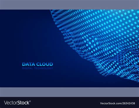 Modern Cloud Technology Data Digital Royalty Free Vector