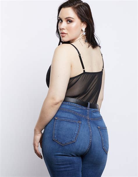 Curve Floral Lace Bodysuit Roses Fashion Online