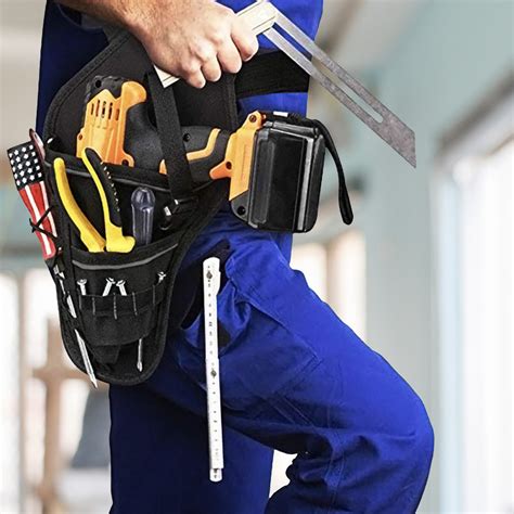 Badu Bg Джоб за държач за акумулаторна бормашина Тежък джоб за безжични инструменти Чанта за