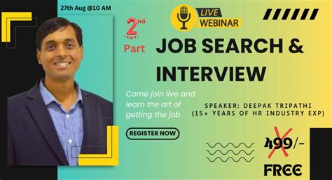 Deepakkumar Tripathi 🢅 On Linkedin Job Search And Interview