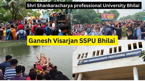 Ganesh Visarjan Sspu Bhilai Pankaj Sonwani College Ganpatibappa