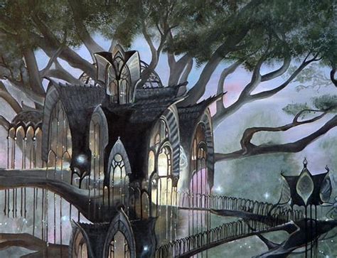 Maison Elfique By Chatmusse On Deviantart Paysage Fantastique