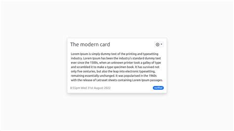 Modern Bootstrap 52 Card