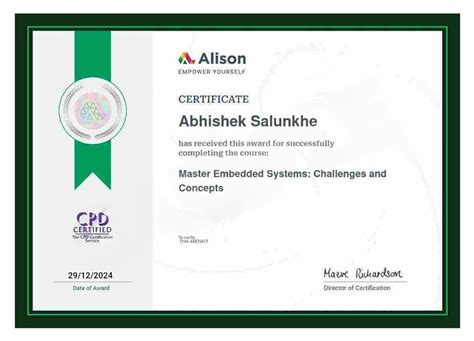Learningneverstops Embeddedsystems Achievementunlocked… Abhishek Salunkhe