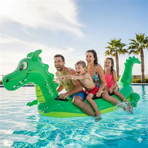 7 Best Inflatable Dragon Pool Float Options For Ultimate Pool Fun In