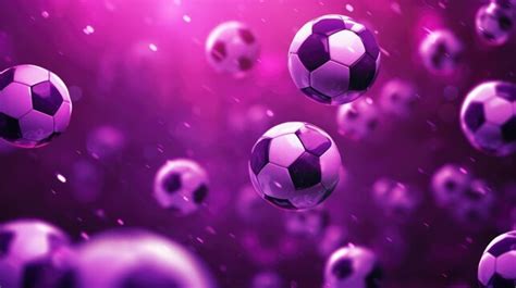 Vibrant Purple Soccer Wallpaper Aesthetic