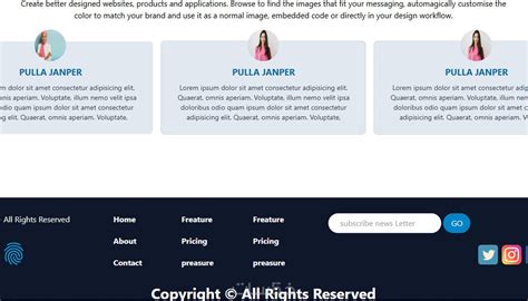 صفحة هبوط تجمع بين Html و Css Tailwind Css خمسات
