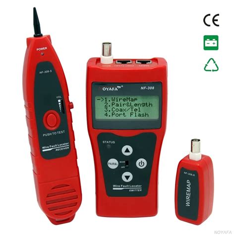 Multipurpose Lcd Display Network Cable Tester Tracker Wire Tester 5e 6e Cable Locator Rj45 Bnc